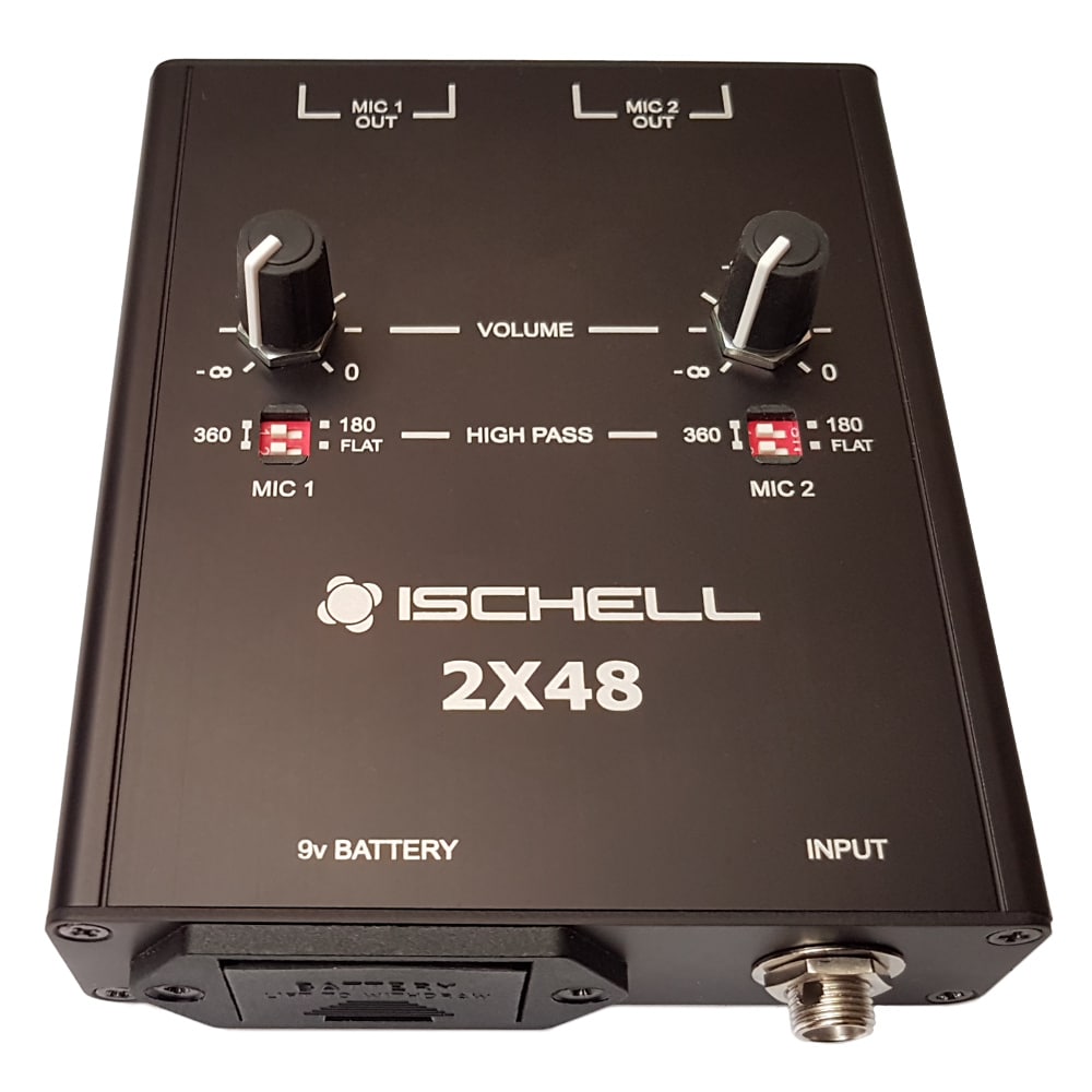 ISCHELL Contact microphone + aerial 2X48 + ACPJ - Removable system